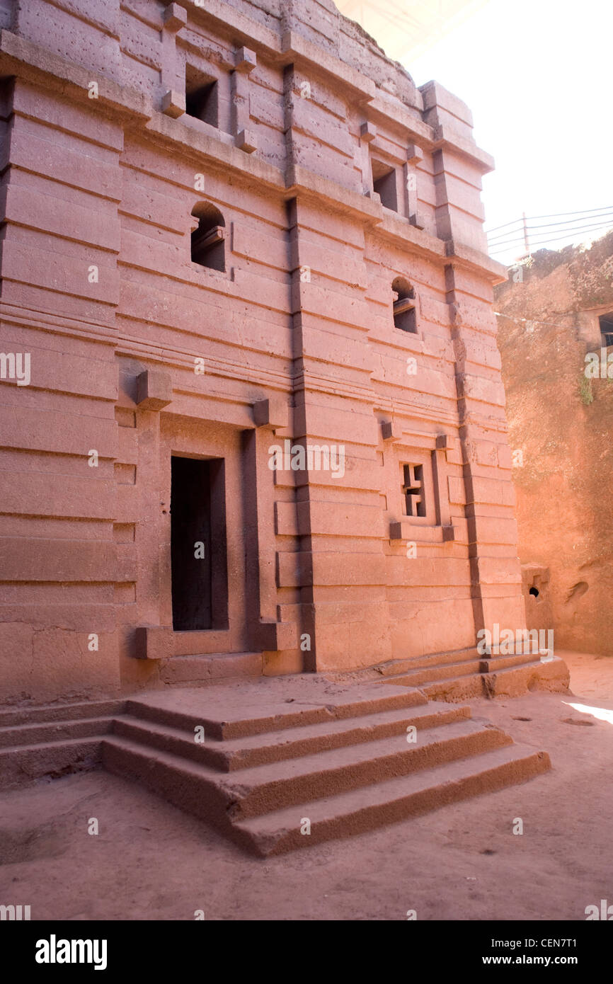 One of the south eastern group of rock hewn churches of Lalibela ...