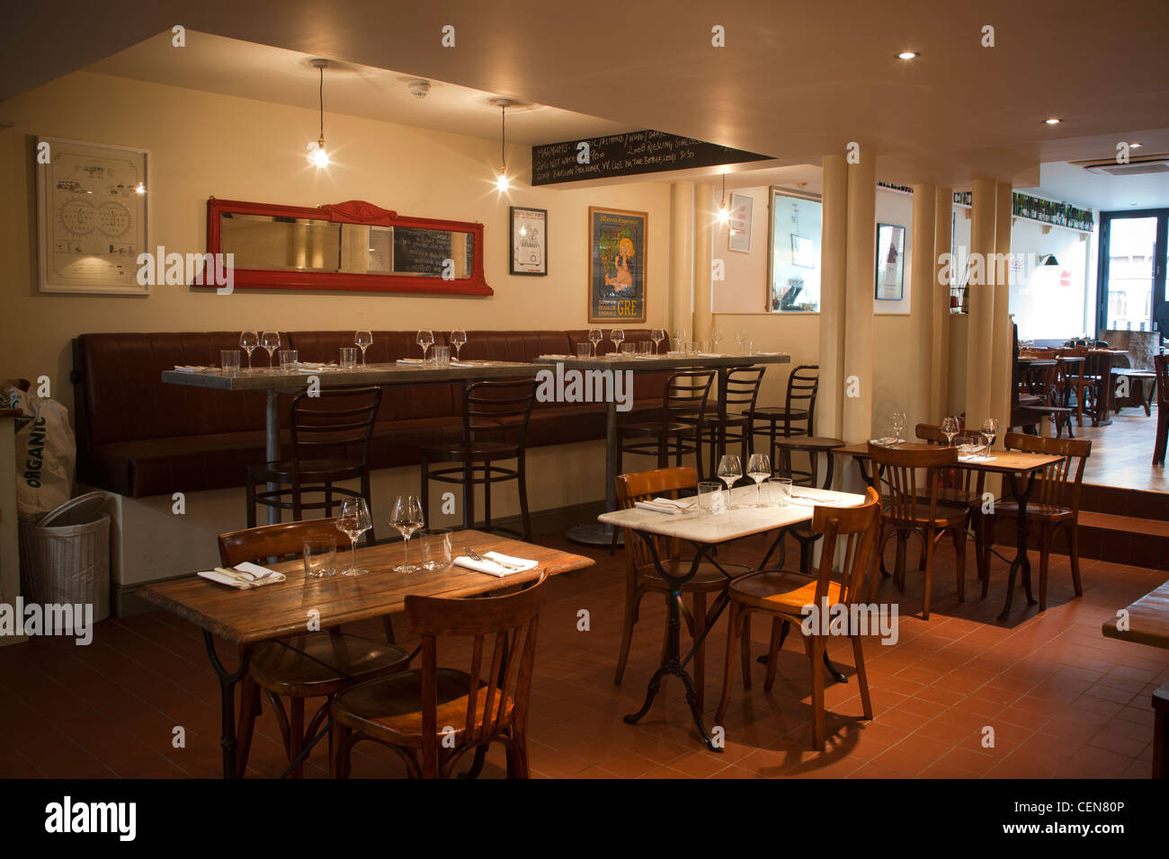 Soif Restaurant London Stock Photo - Alamy