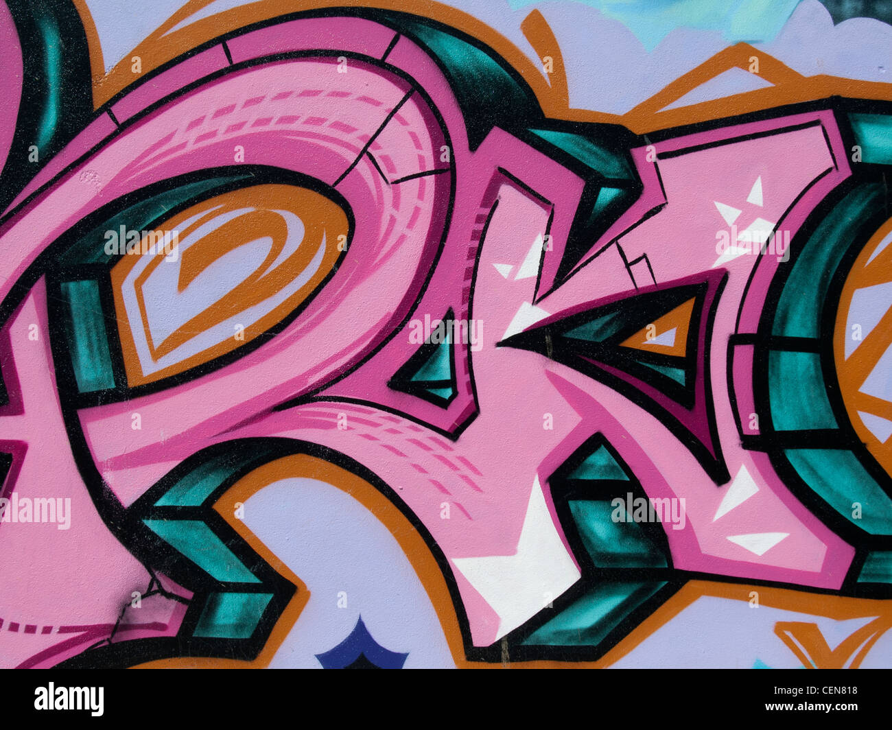 Graffiti art in London, England Stock Photo - Alamy