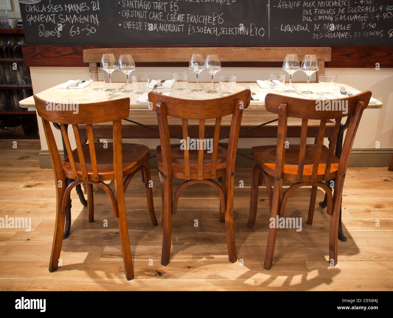 Soif Restaurant London Stock Photo - Alamy