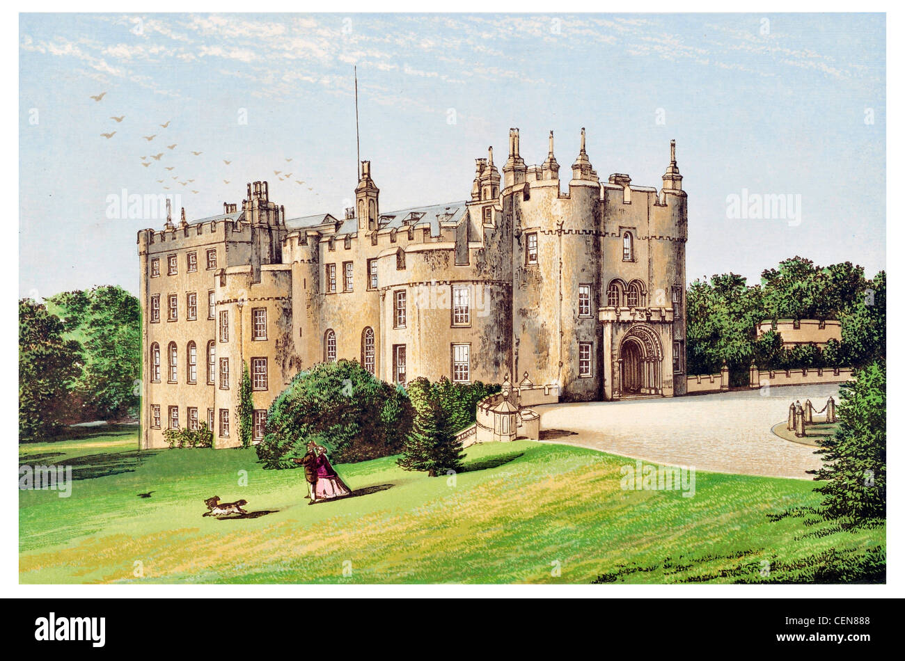Picton Castle medieval Pembrokeshire Wales Sir John Wogan Stock Photo ...