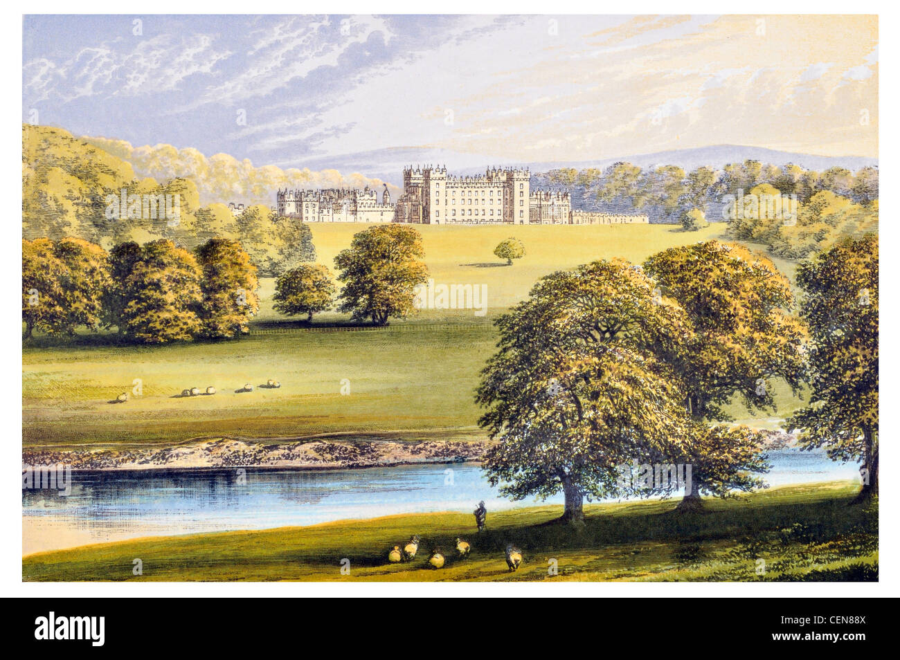Floors Castle Scotland Duke of Roxburghe country house William Adam ...