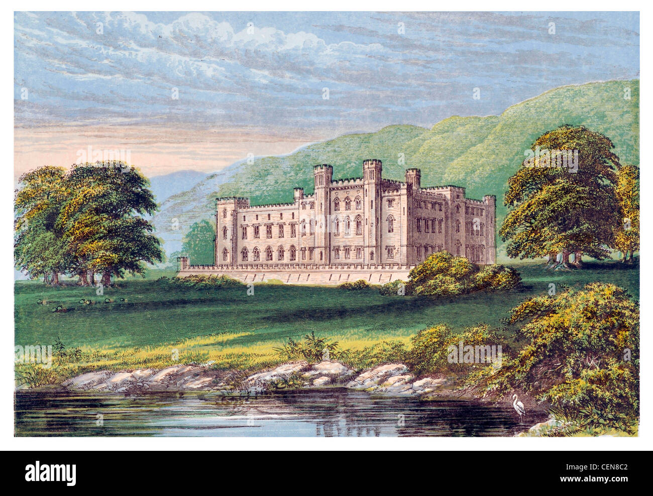 Scone Palace historic house Scone Perthshire Scotland William Atkinson ...