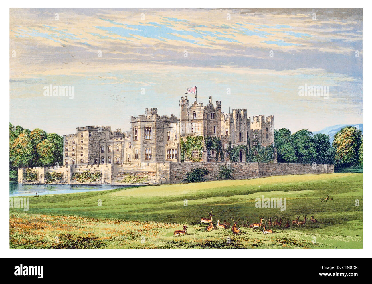 Raby Castle Staindrop County Durham England deer park John Neville ...