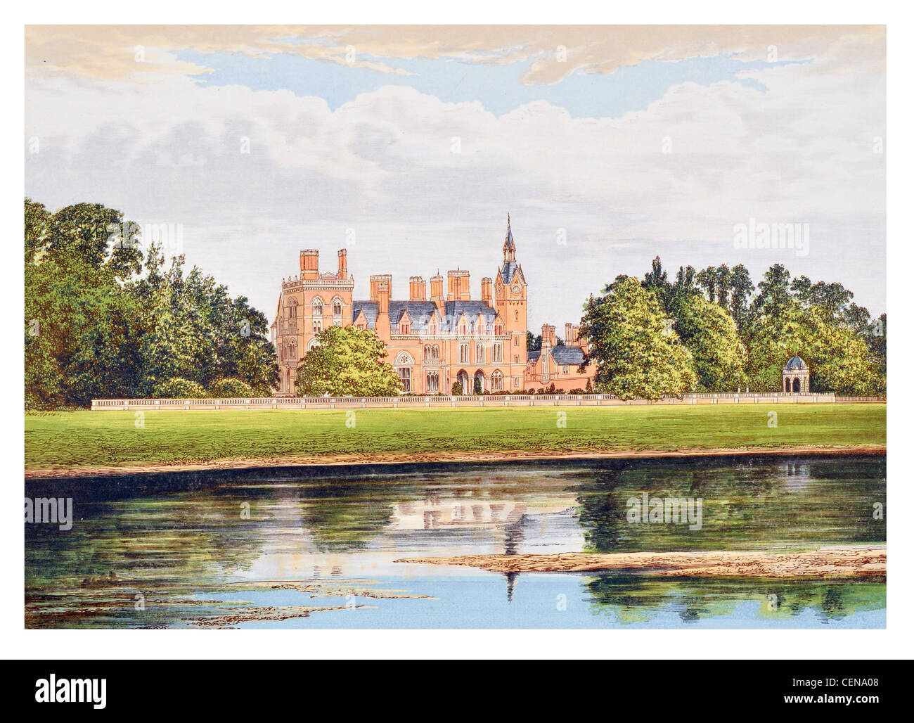 Kelham Hall Britain England UK Parkland Park Mansion Manor House ...