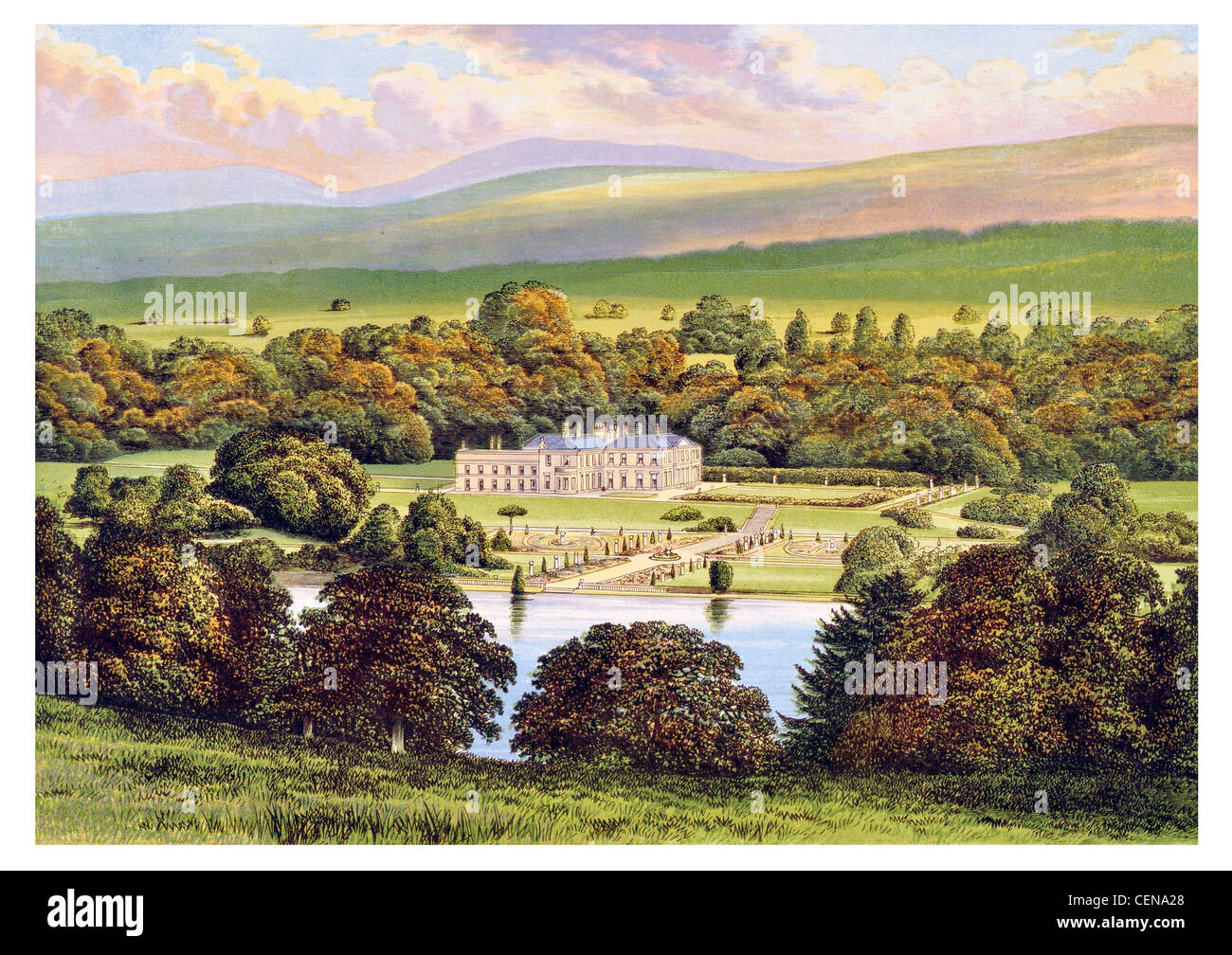 Barons Court Britain England UK Parkland Park Mansion Manor House ...