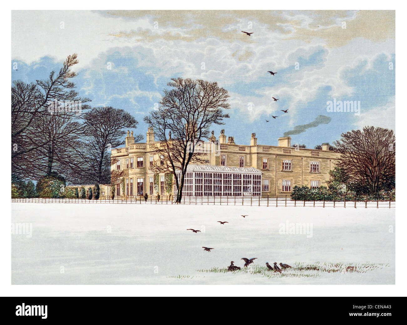 Manor home formal Cut Out Stock Images & Pictures - Alamy