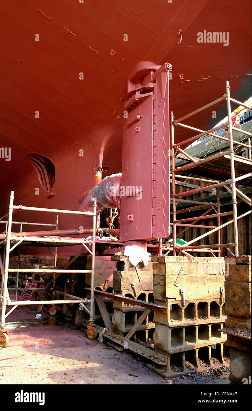 Ships rudder hi-res stock photography and images - Alamy