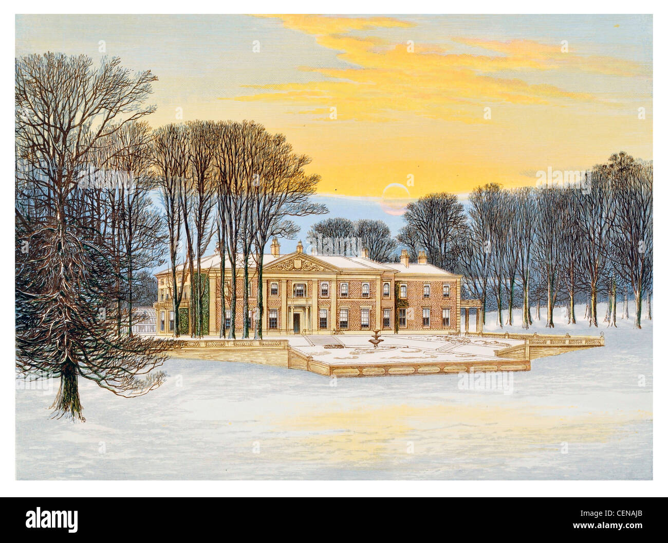 The Down House Britain England UK Parkland Park Mansion Manor House ...