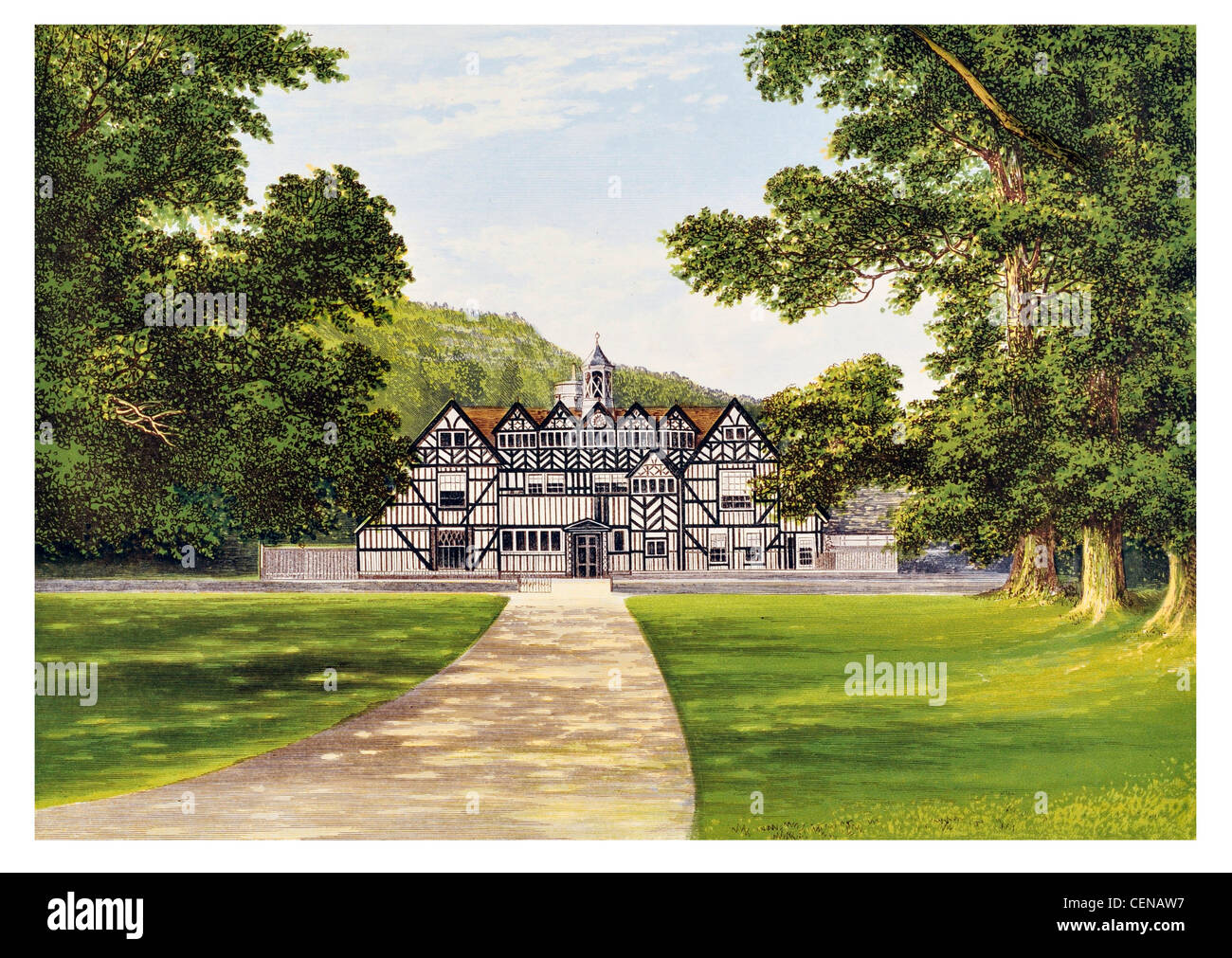 Meer Hall Britain England UK Parkland Park Mansion Manor House Stately ...