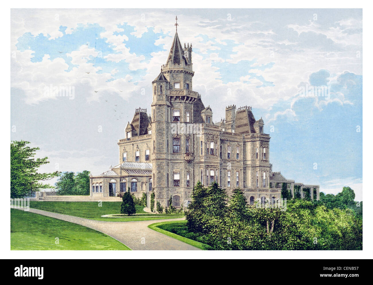 Normanhurst Catsfield East Sussex French Chateau Britain England UK ...