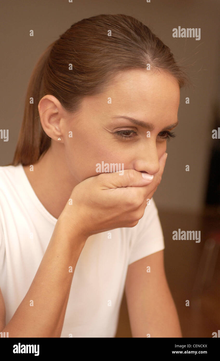 Woman Face Semi Profile