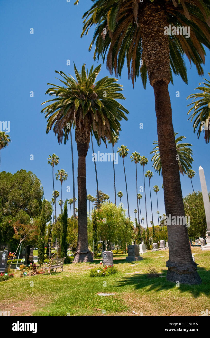 Hollywood Forever Cemetery, Hollywood, Los Angeles, California, USA Stock Photo - Alamy