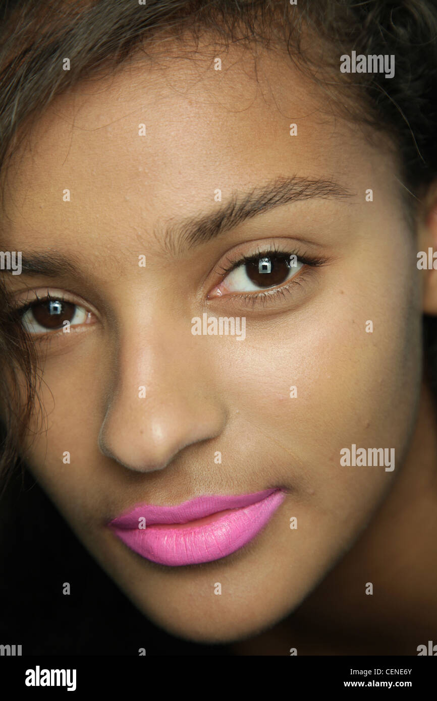 Unique Backstage London Ready to Wear Spring Summer Model wearing ...