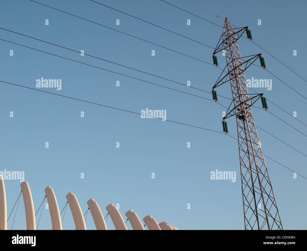 Power trunk energy wire wires hi-res stock photography and images - Alamy