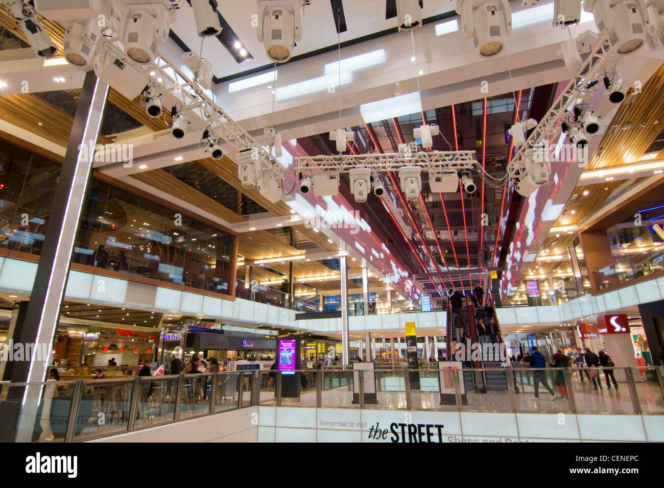 Westfield london interior hi-res stock photography and images - Alamy