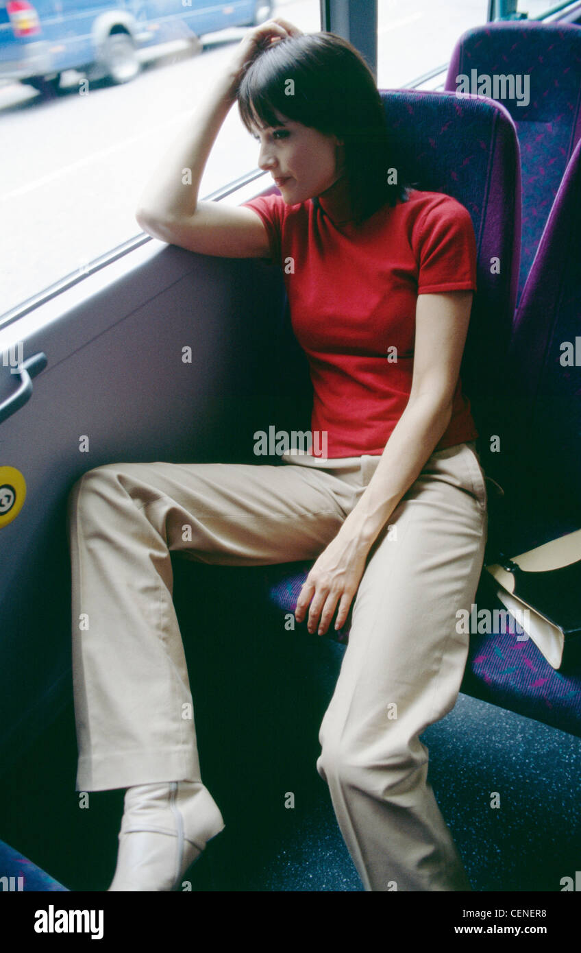 Touching on bus hi-res stock photography and images - Alamy