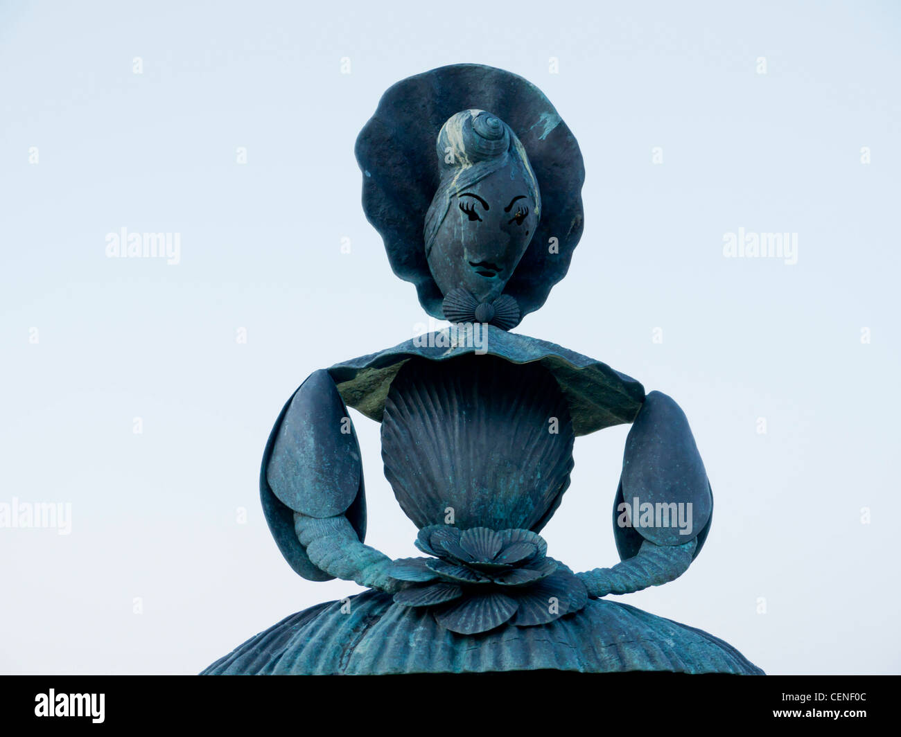 Europe, UK, England, Kent, Thanet, Margate shell woman sculpture Stock ...