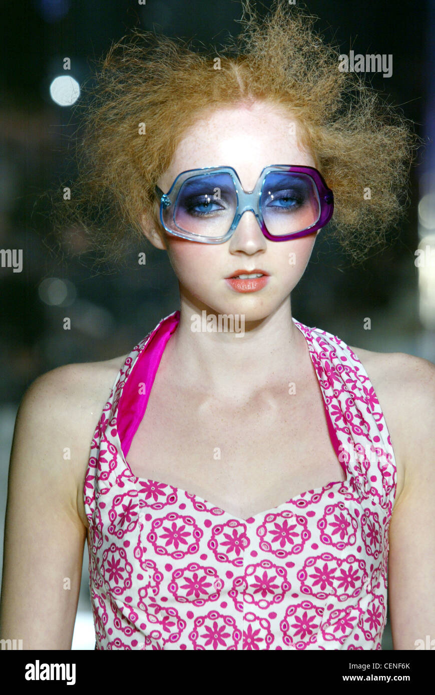 Frost French London Ready To Wear Spring Summer Model Lily Cole frizzy ...