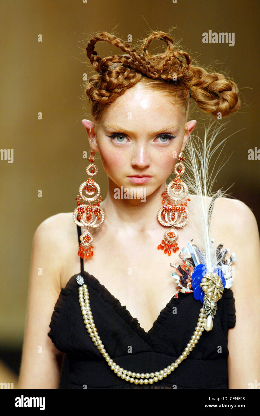 Clements Ribeiro London Ready To Wear Spring Summer Model Lily Cole ...
