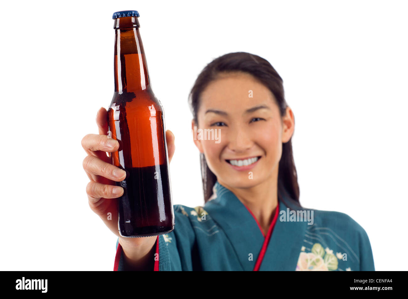 Woman hand holding bottle beer hi-res stock photography and images - Alamy