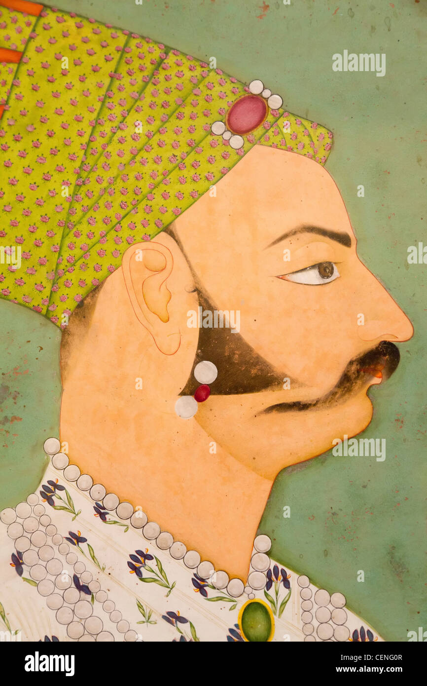 Mughal Maharajah Bakhat Singh - the Ashmolean Museum, Oxford Stock ...