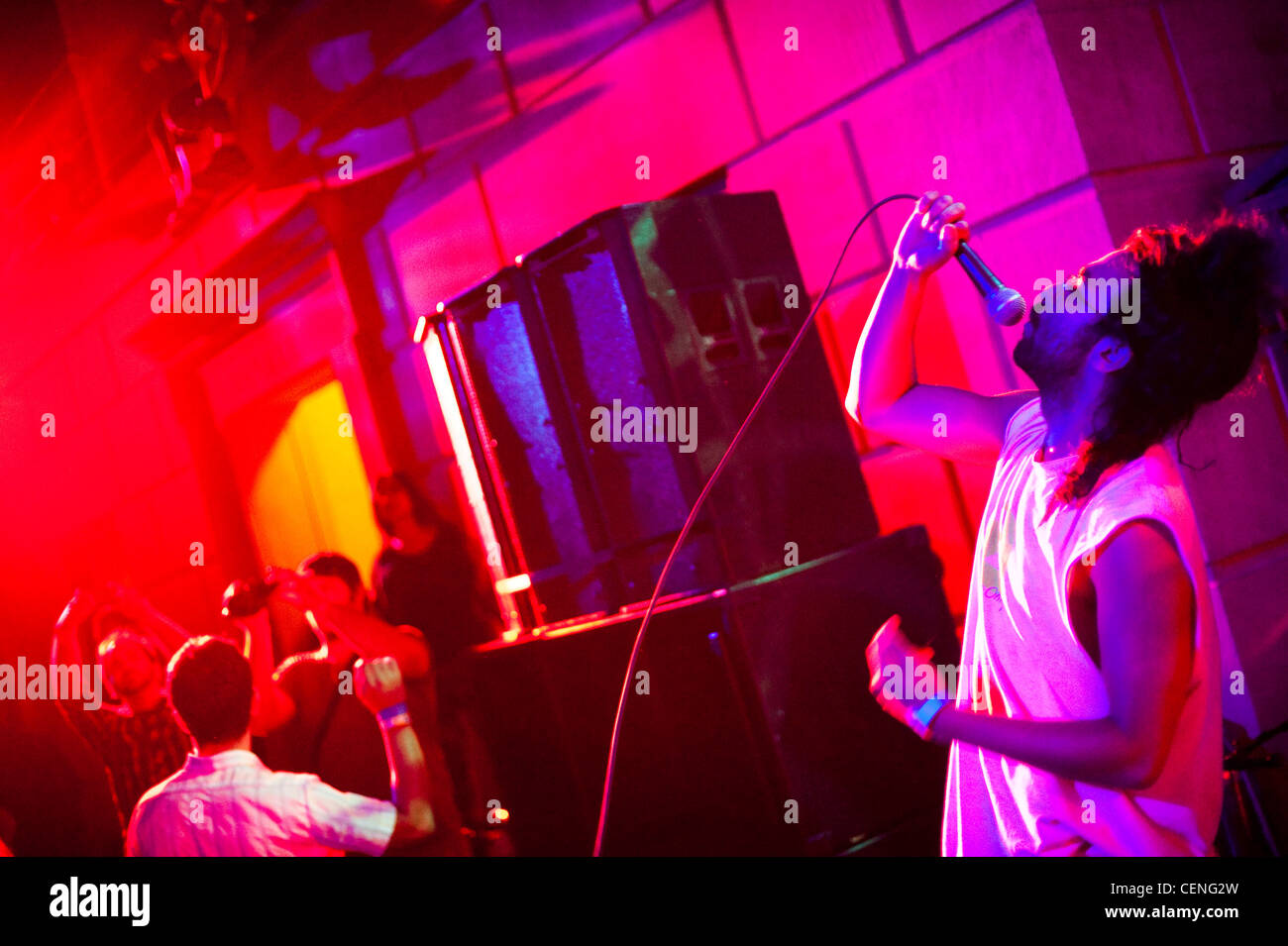 "Das Racist" plays on Friday, 4/30/10 at Steer Roast 2010 Stock Photo ...