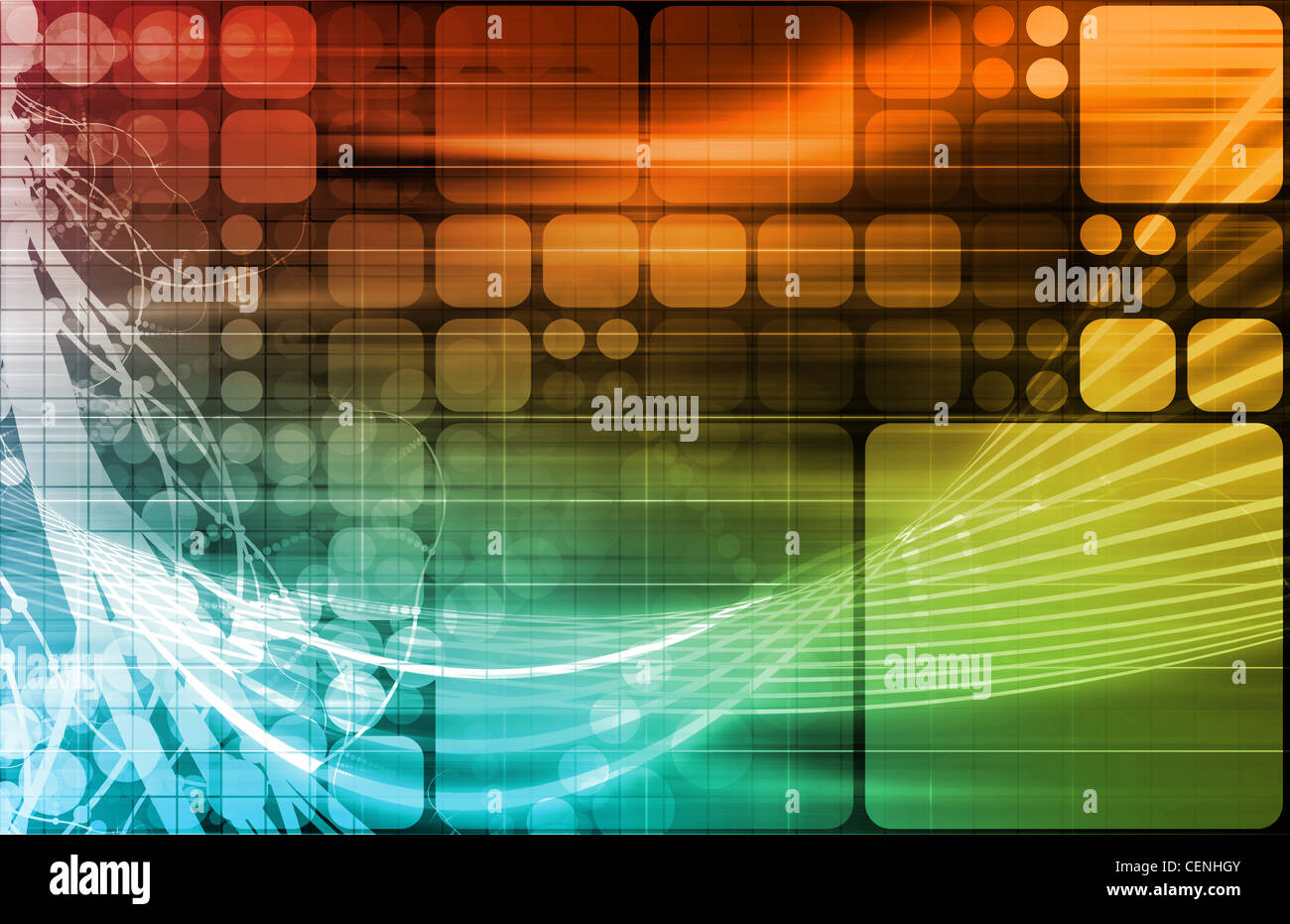 Science Technology Data as a Abstract Art Stock Photo - Alamy