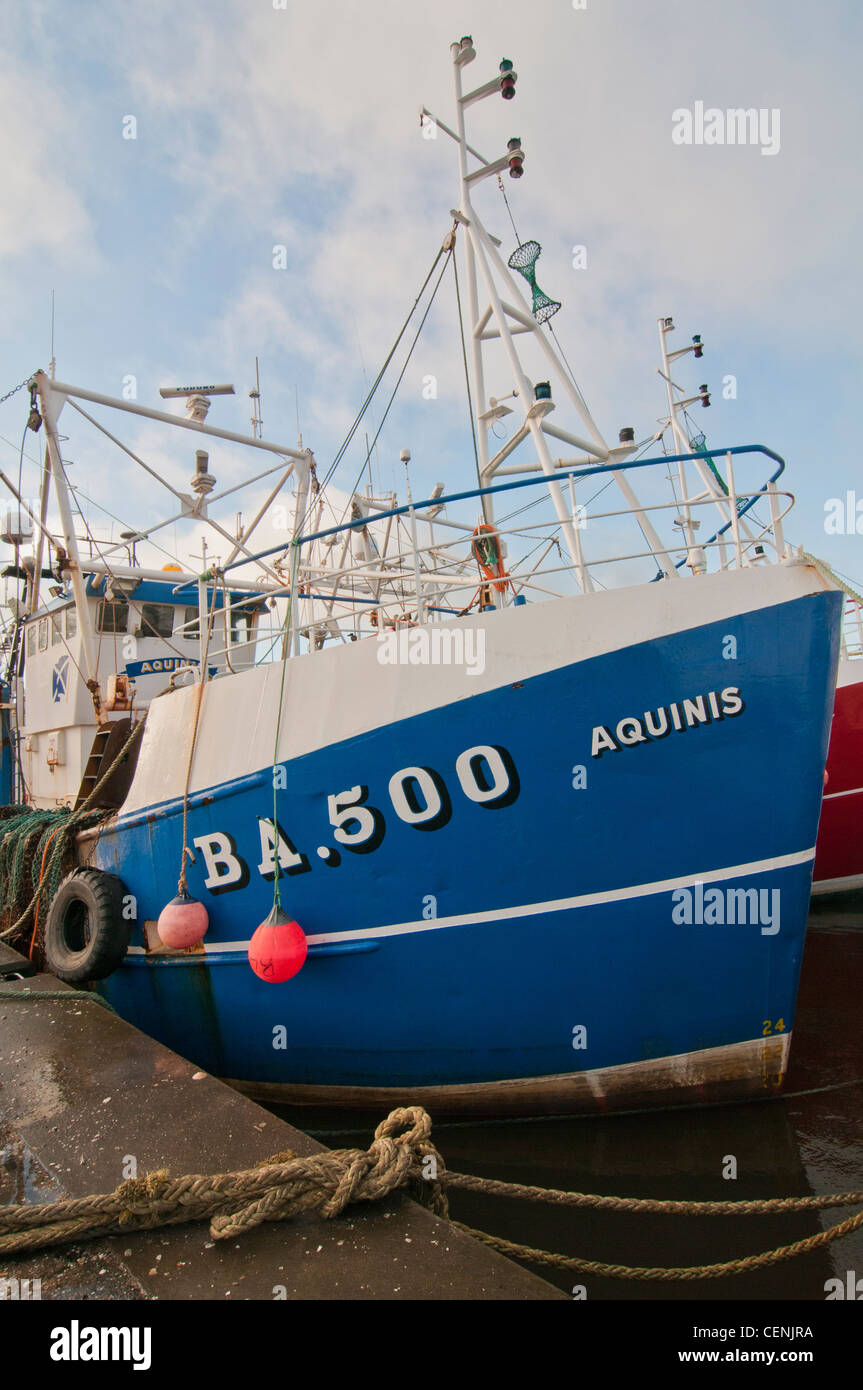 Moored Scottish fishing trawlers in Kirkcudbright Stock Photo - Alamy