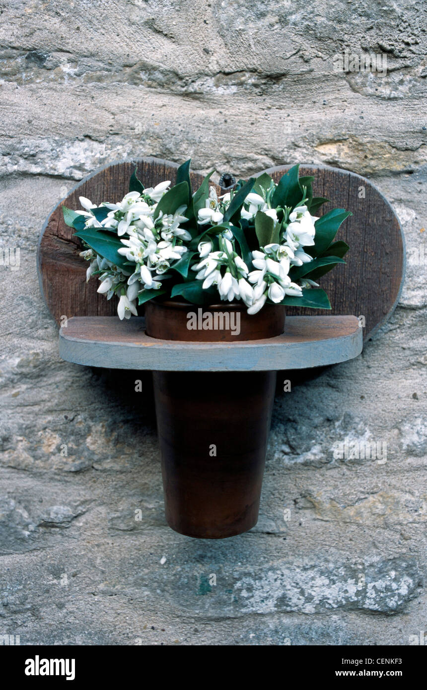 Snowdrop Arrangements Snowdrops were once known as Candlemass Bells, St ...