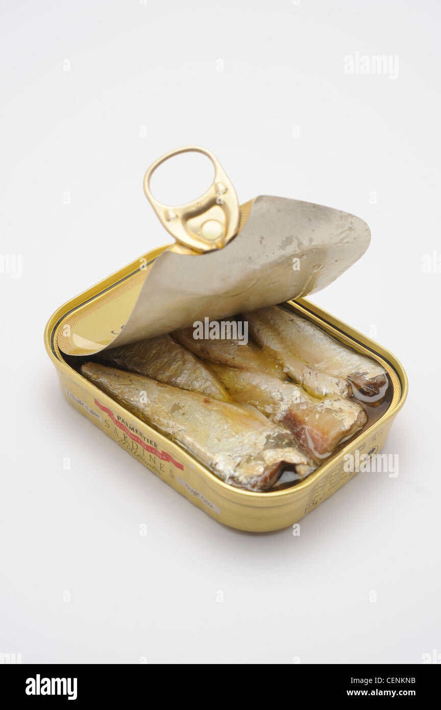 Years Of The Tin Can A still life image of an opened tin of sardines ...