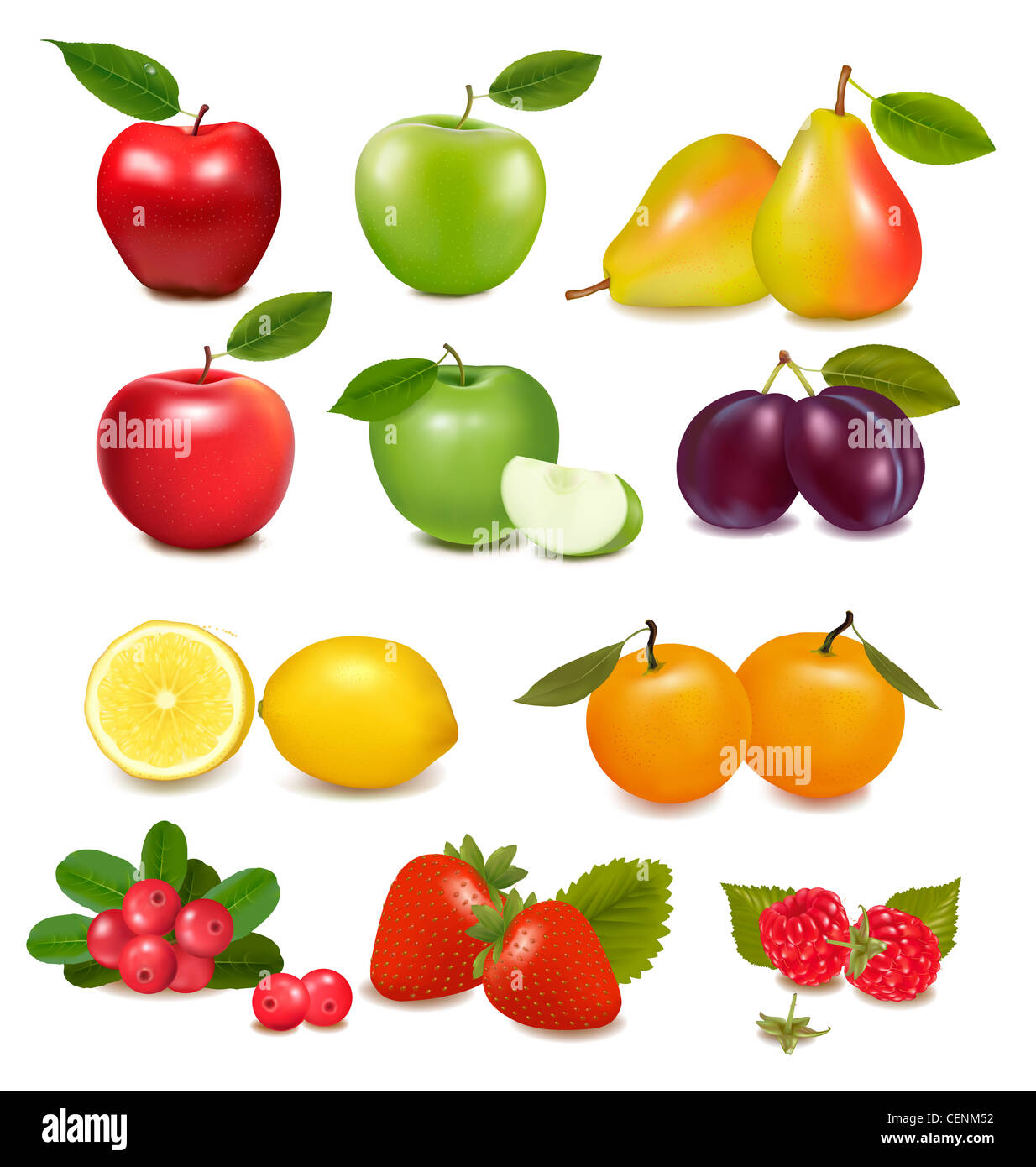 Big group of different fruit Stock Photo - Alamy