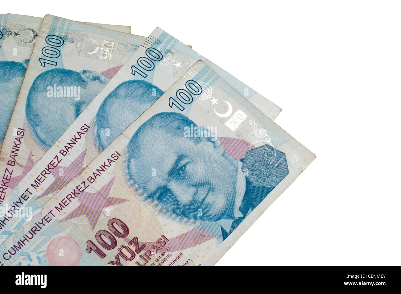 Turkish currency close up 100 hi-res stock photography and images - Alamy