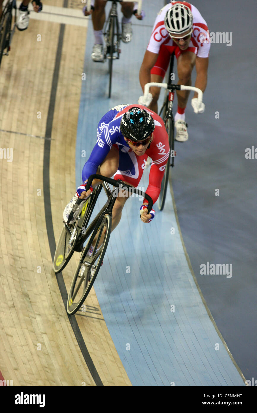 Benjamin Swift at UCI Track Cycling World Cup Velodrome. Part of the ...