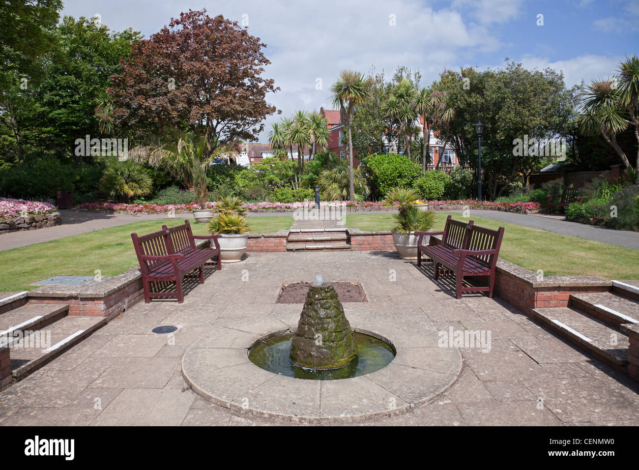 Connaught gardens sidmouth devon england hi-res stock photography and ...