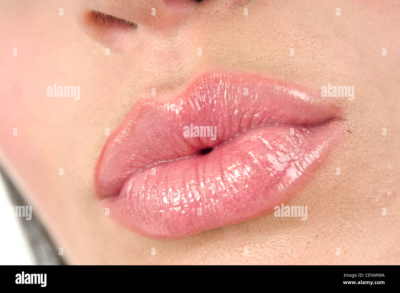 Woman Close Up Lips Pout Not Face High Resolution Stock Photography and ...