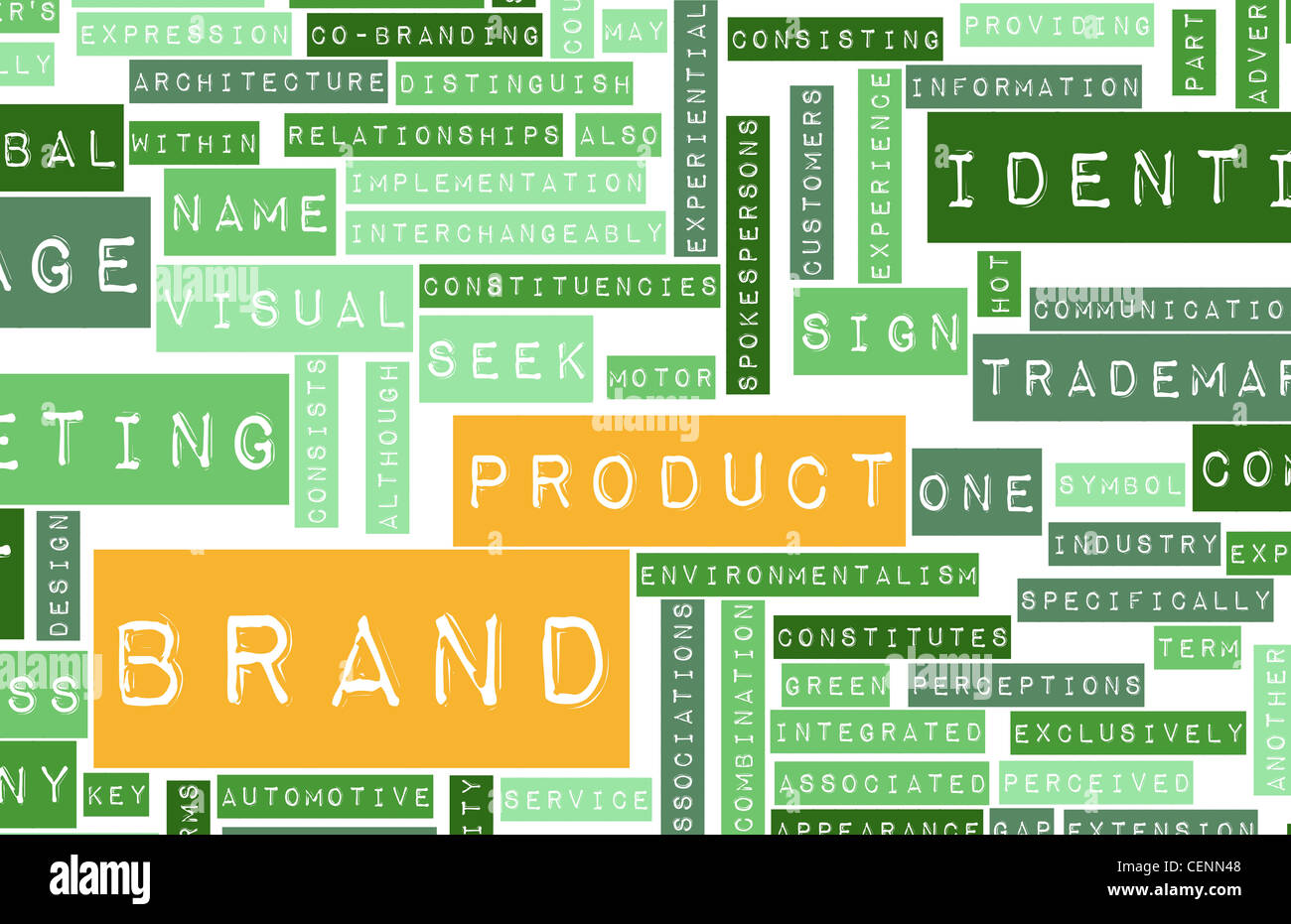 Product Brand with Visual Identity in Business Stock Photo - Alamy