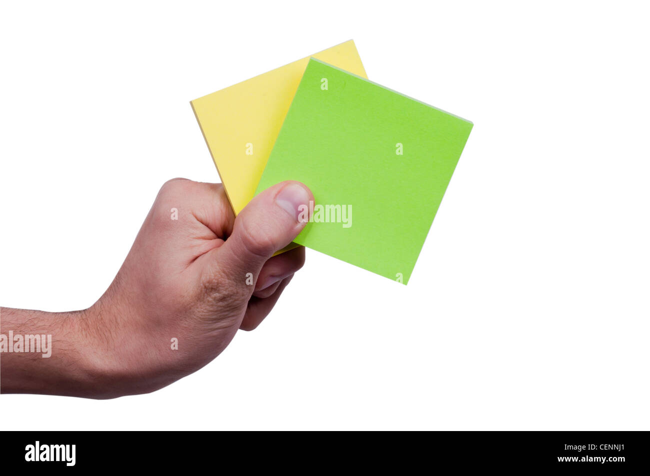 Yellow sticky notes green hi-res stock photography and images - Alamy