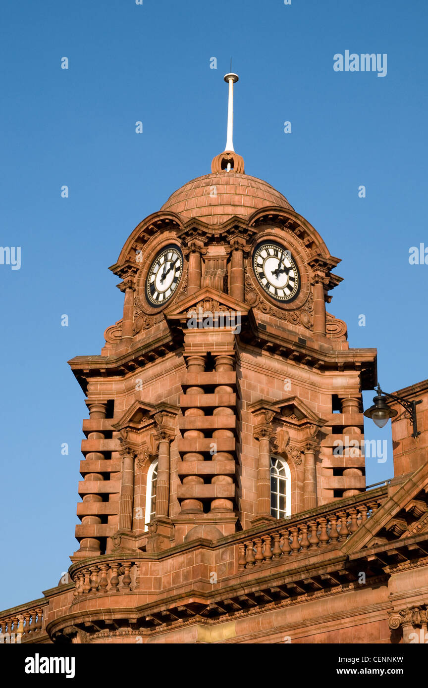 clocktower,nottingham midland station,nottingham Stock Photo - Alamy