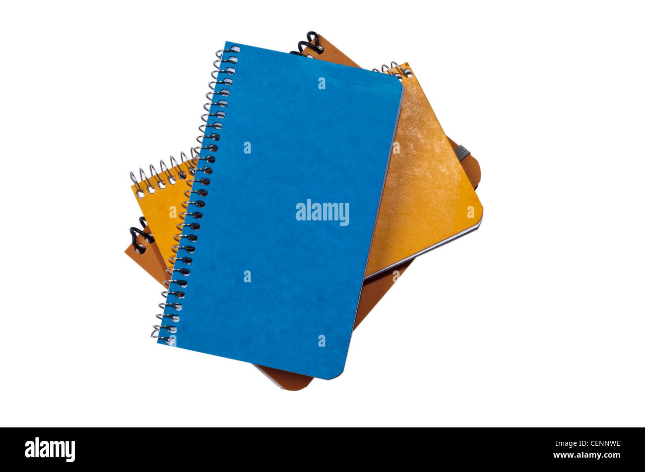 Stack of Colorful Spiral Notebooks – School and Office Stationery on ...