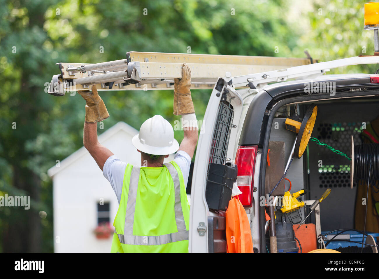 Rear loading truck hi-res stock photography and images - Alamy