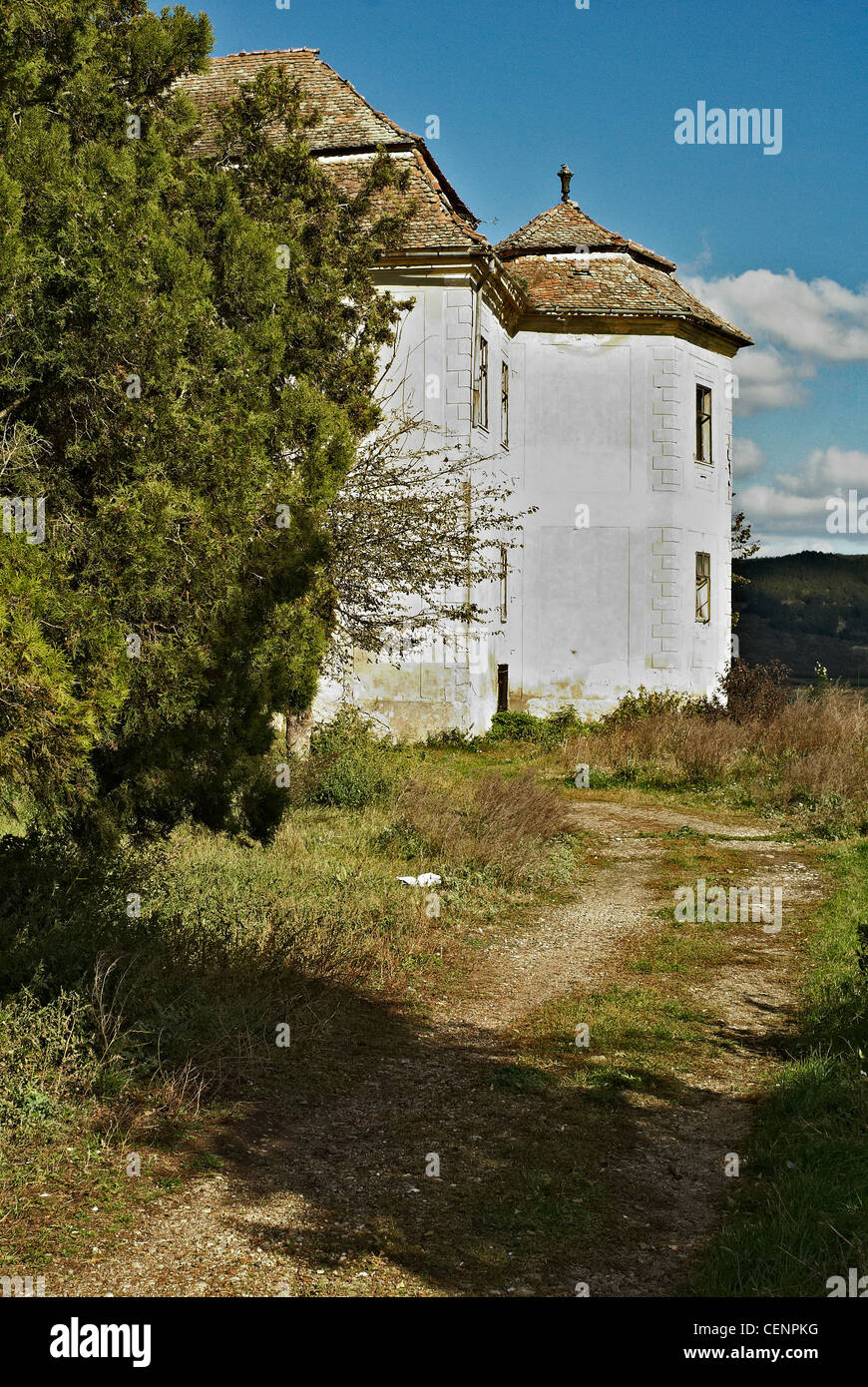 Old castle in Transylvania, Romania Stock Photo - Alamy