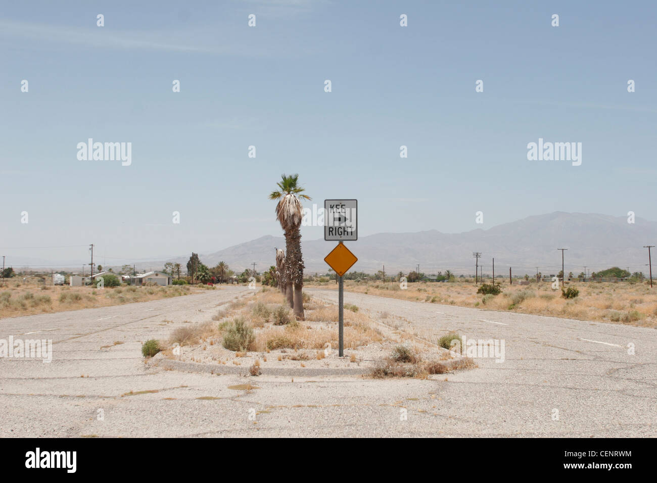abandoned street signs in the Salton Sea Riverside CA Stock Photo - Alamy