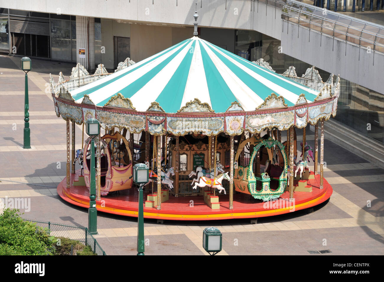 Carousel, Les Halles, Paris, France Stock Photo - Alamy