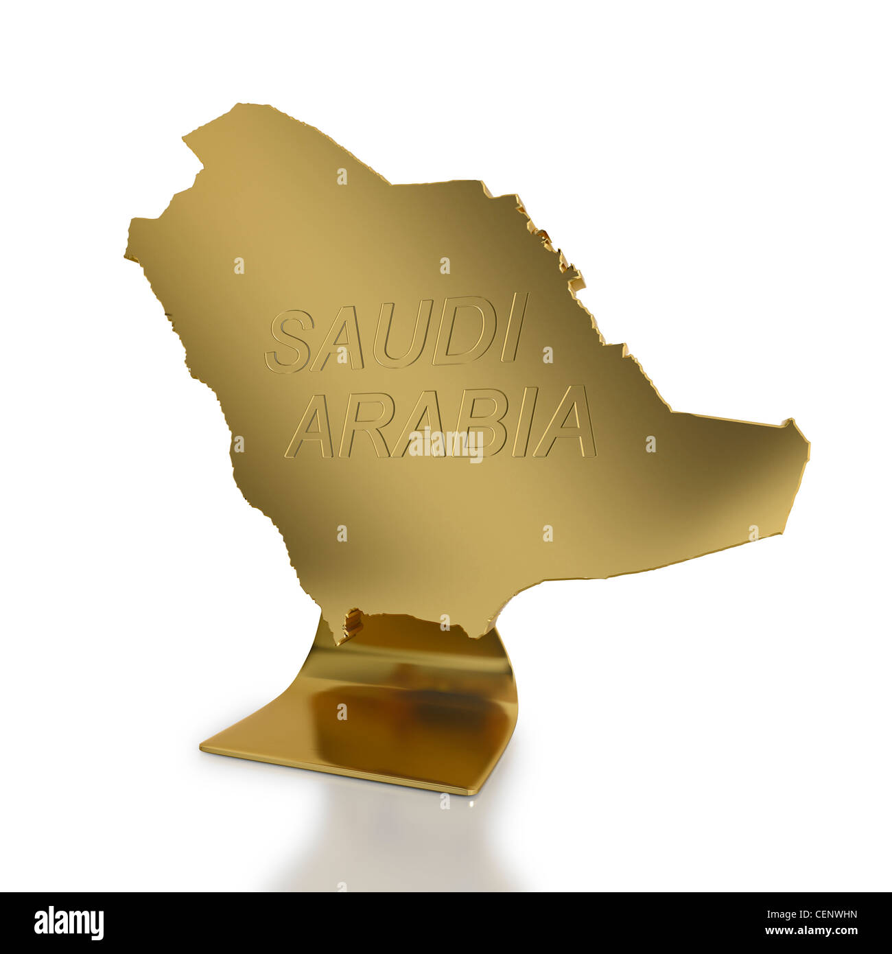 Saudi arabia gold map hi-res stock photography and images - Alamy