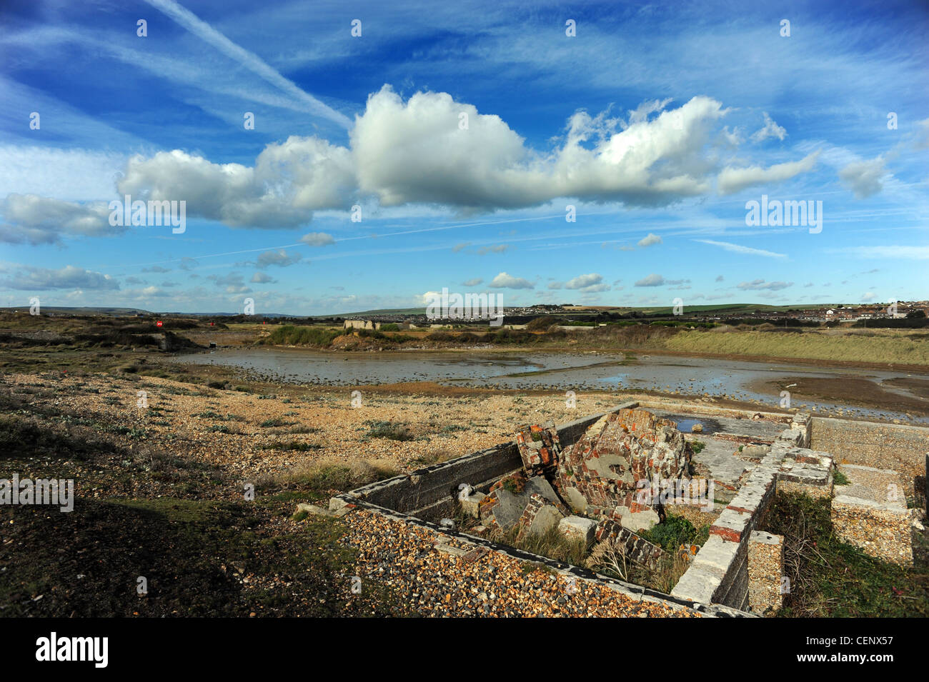 Tide Mills a derelict village abandoned in 1939, it consisted of a ...