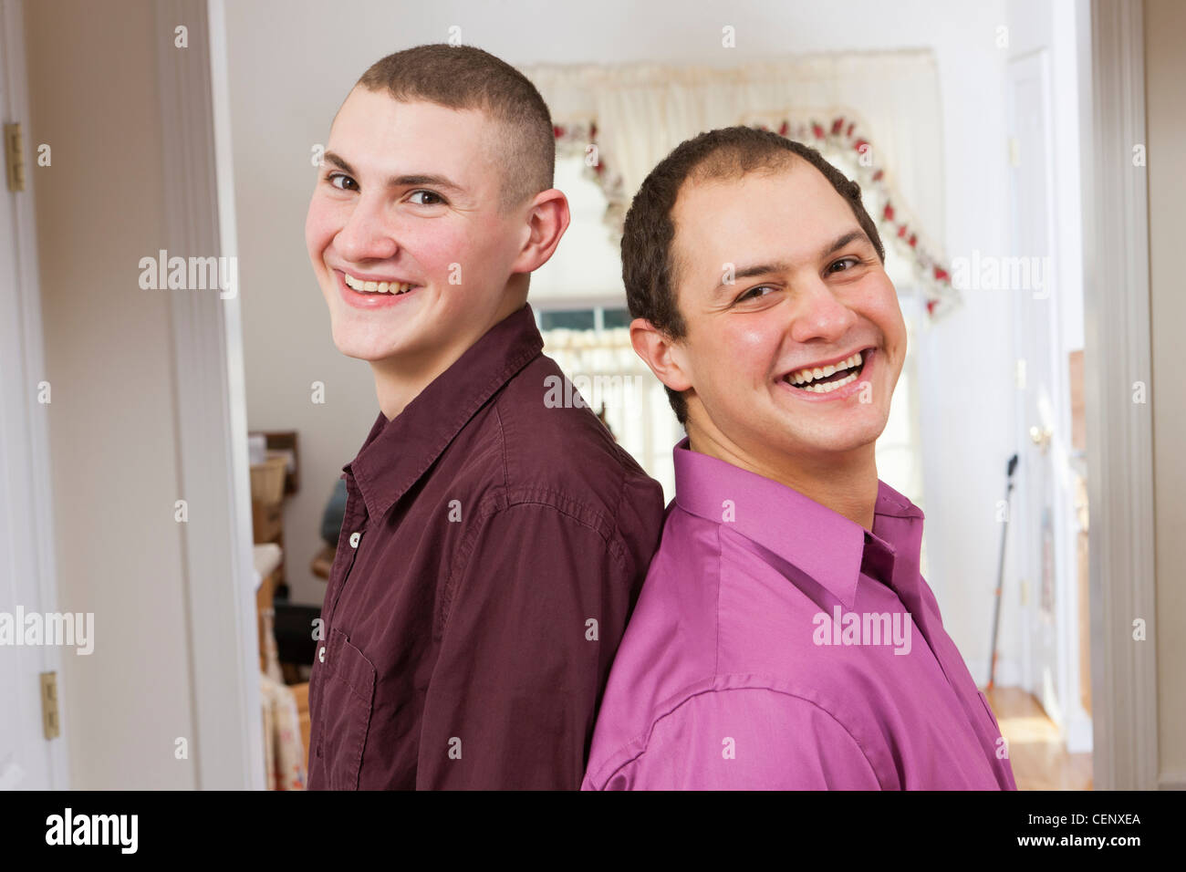 20s adults brothers hi-res stock photography and images - Alamy