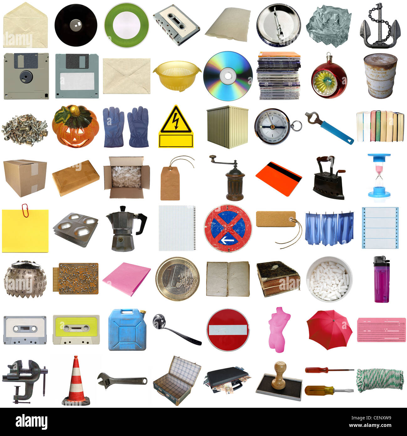 Many object isolated over a white background (all pictures in the ...