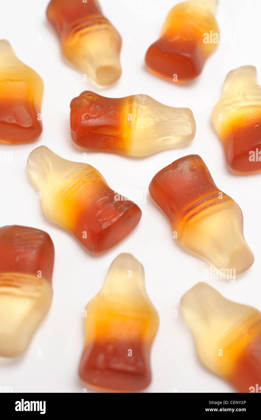 Gummy cola bottles Stock Photo - Alamy