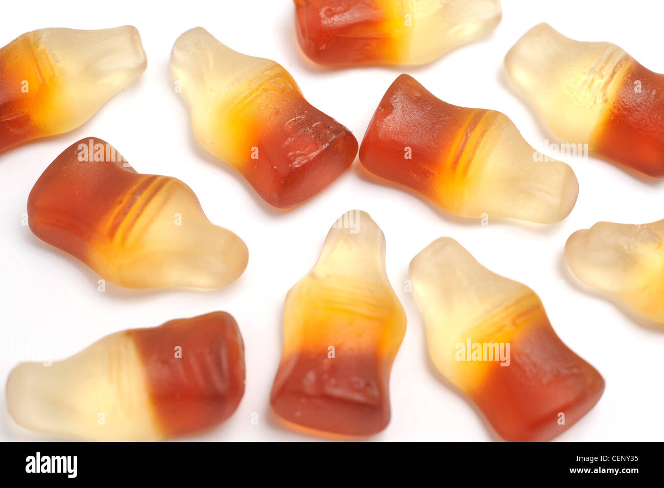 Gummy cola bottles Stock Photo - Alamy